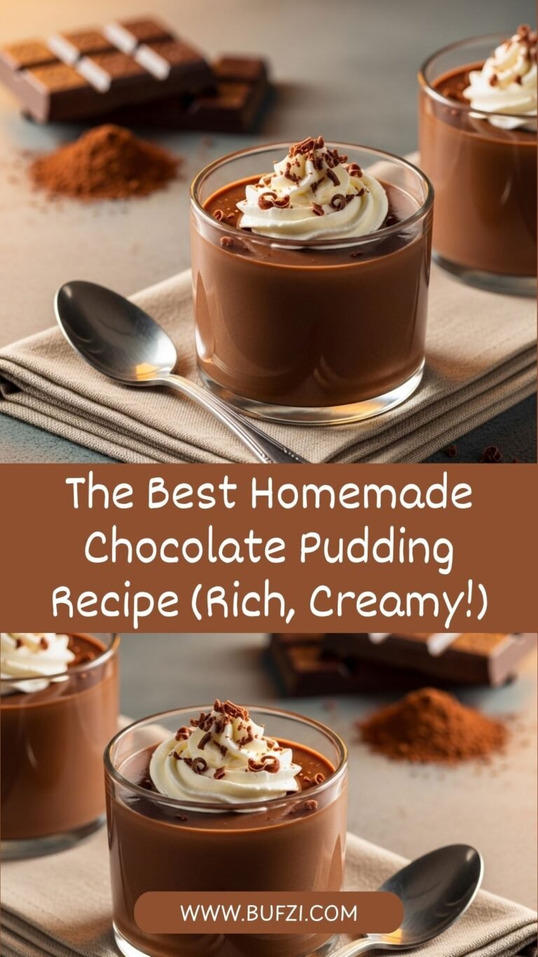 The Best Homemade Chocolate Pudding Recipe (Rich, Creamy & Ready in 20 ...