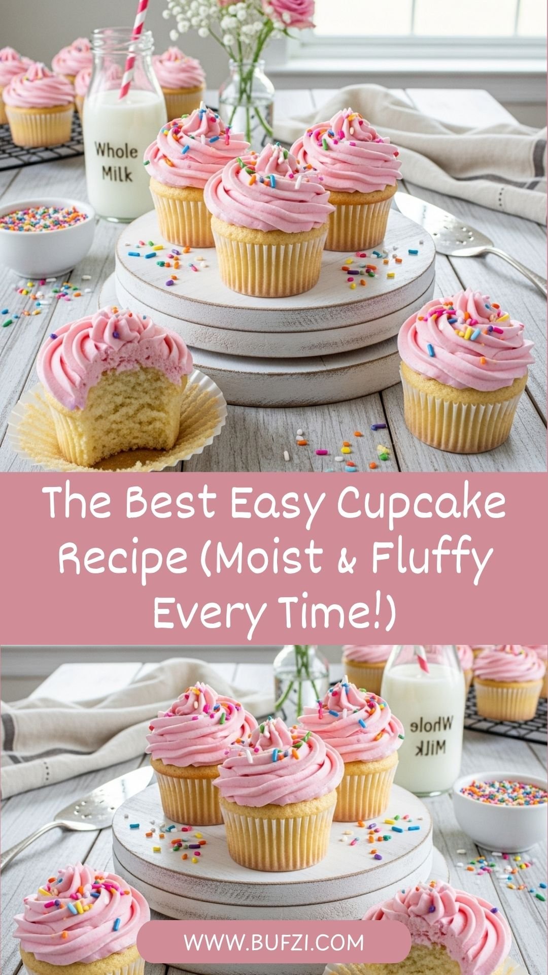 The Best Easy Cupcake Recipe (Moist & Fluffy Every Time!)