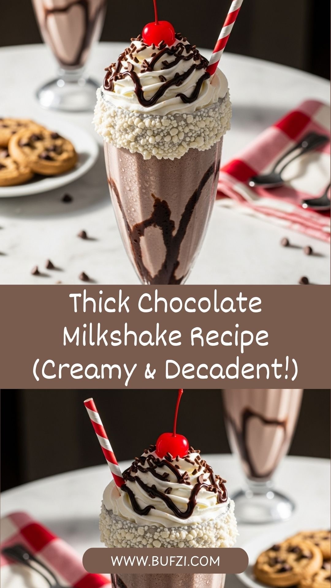 Thick Chocolate Milkshake Recipe (Creamy & Decadent!)