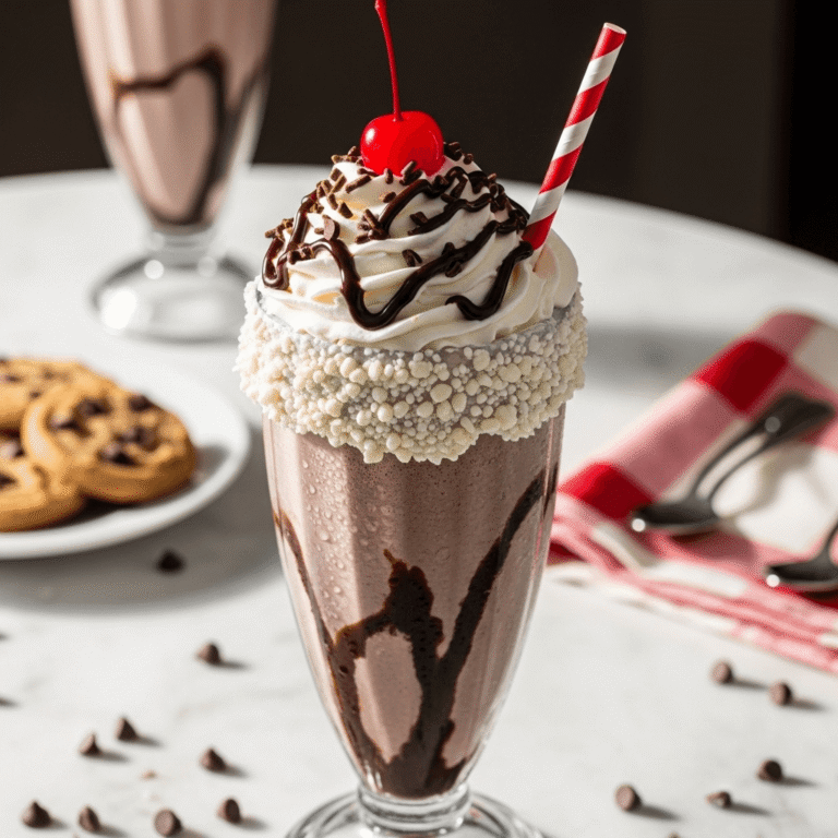 Thick Chocolate Milkshake Recipe (Creamy & Decadent!)