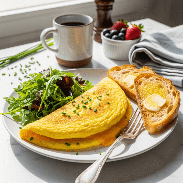 Perfect Easy Omelette Recipe (Fluffy, Delicious & Ready in 10 Minutes!)